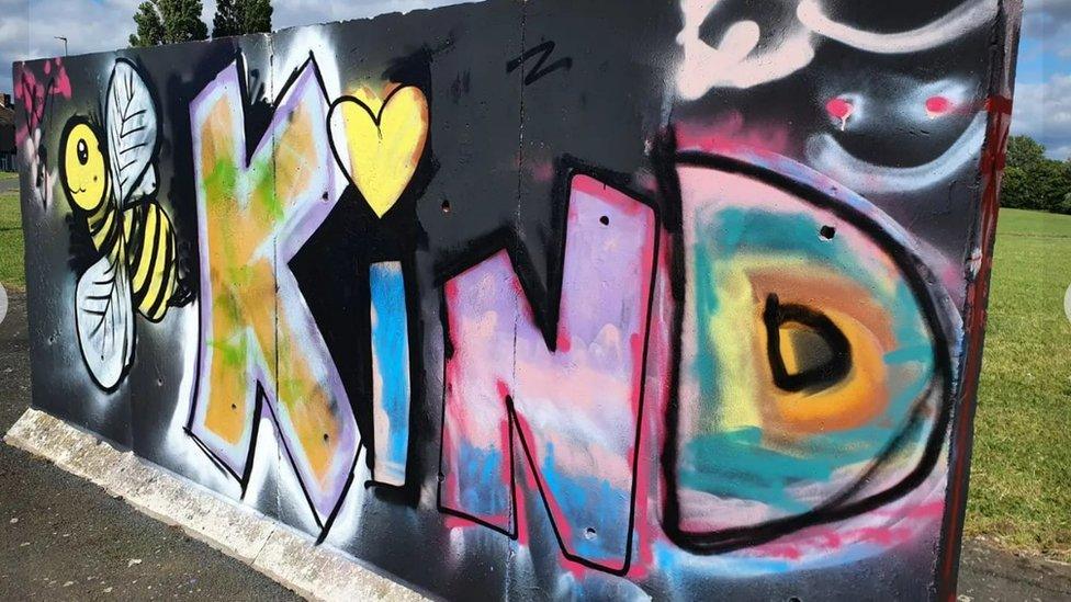 Inspirational Graffiti New Hempstead Mural Turns Blank Wall Into