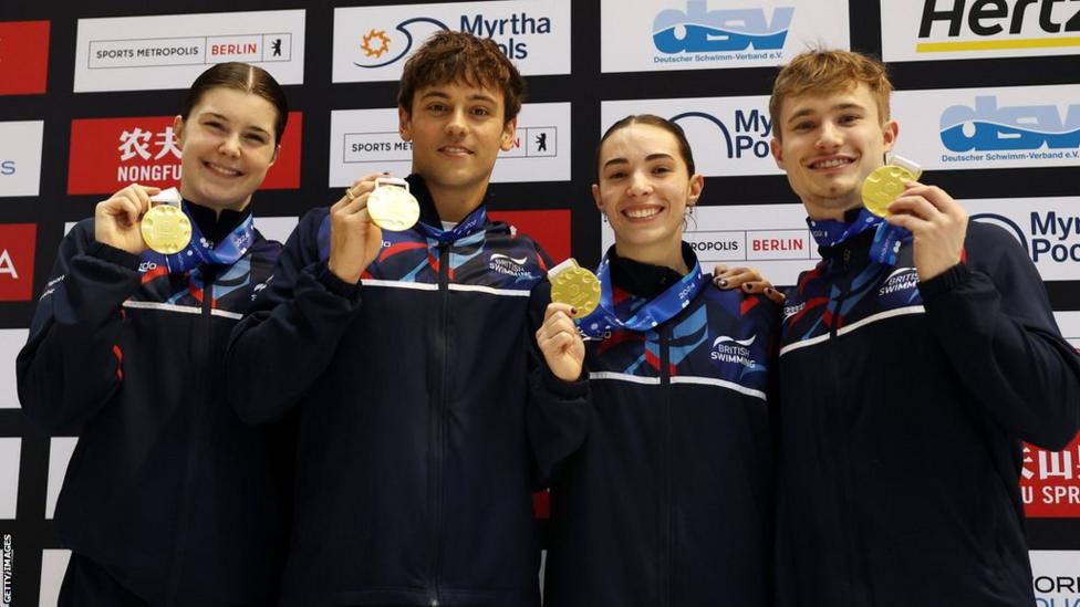 Diving World Cup: Tom Daley leads Great Britain to gold in mixed team ...