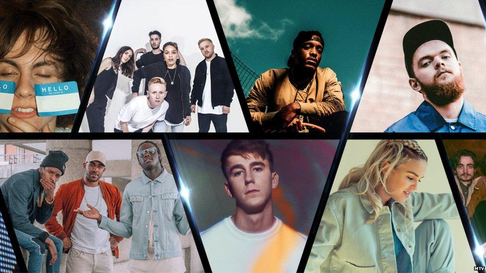 MTV announces list of Brand New artists to watch for 2016 - BBC News