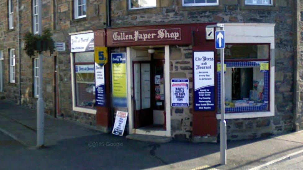 Man charged after armed robbery in Cullen - BBC News