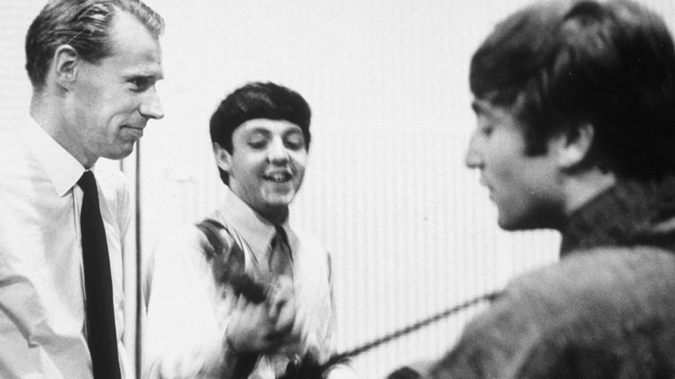 In pictures: The life of Sir George Martin - BBC News