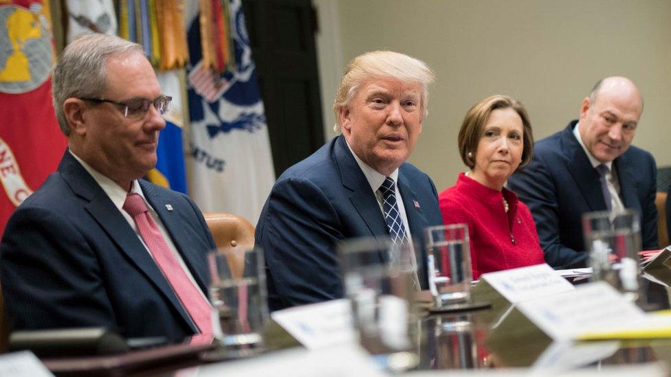 Trump welcomes government jobs report he once derided - BBC News