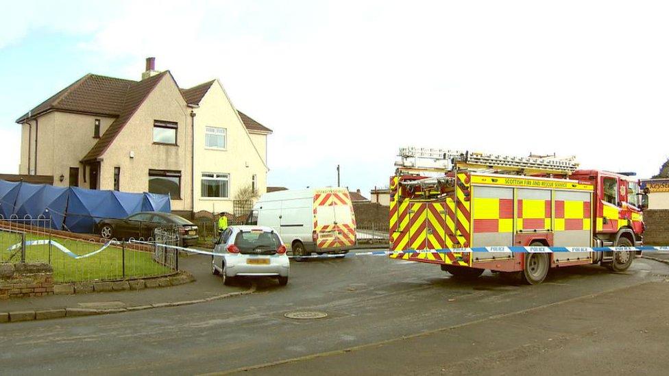 Son murdered mother and set her on fire - BBC News