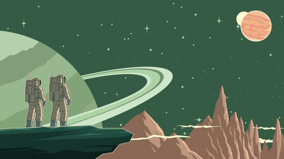 Are Saturn's rings made from a crushed moon? - BBC Newsround