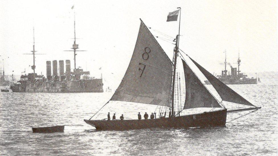 Largest wooden sailing ship being built in Truro - BBC News