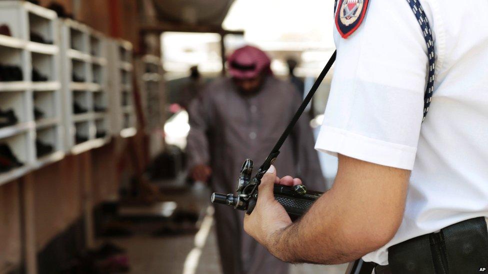Bahrain policemen killed in 'terrorist bombing' - BBC News