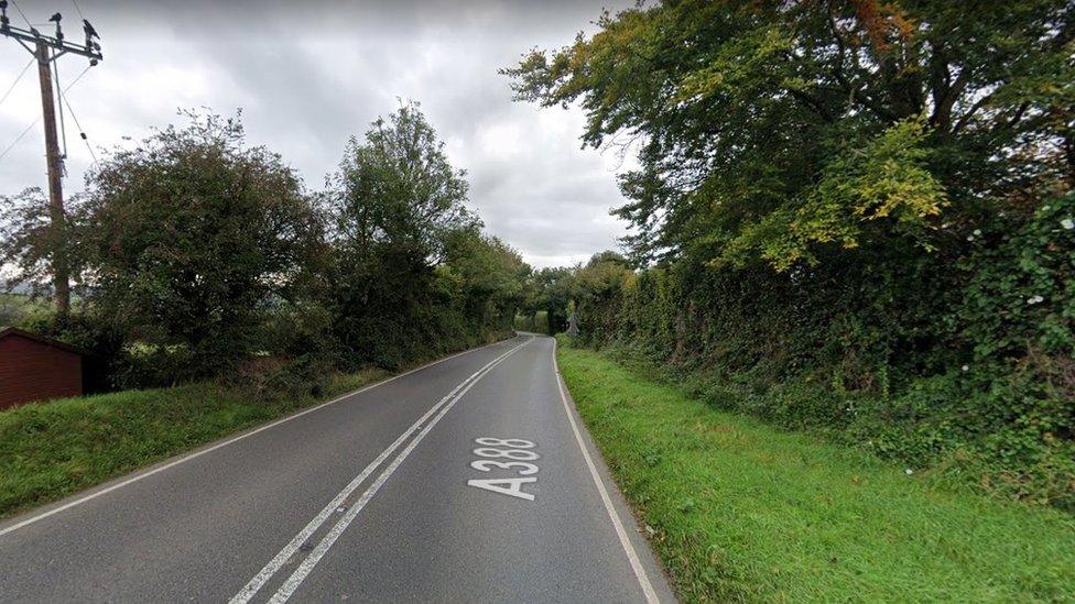 Woman in 80s seriously injured in road accident near Callington - BBC News