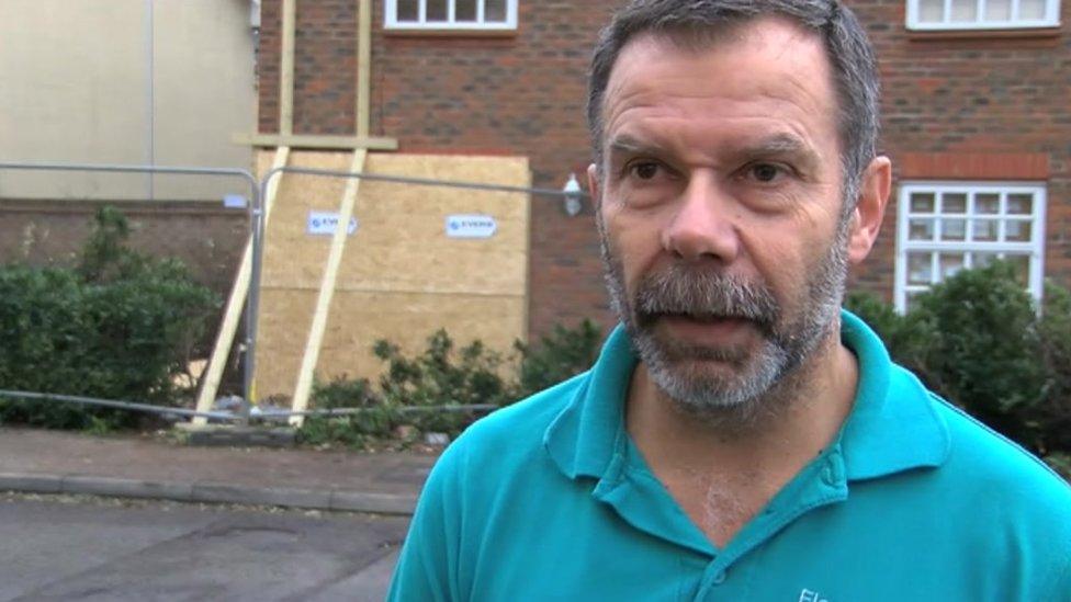 Braintree house damaged as car crashes into kitchen - BBC News