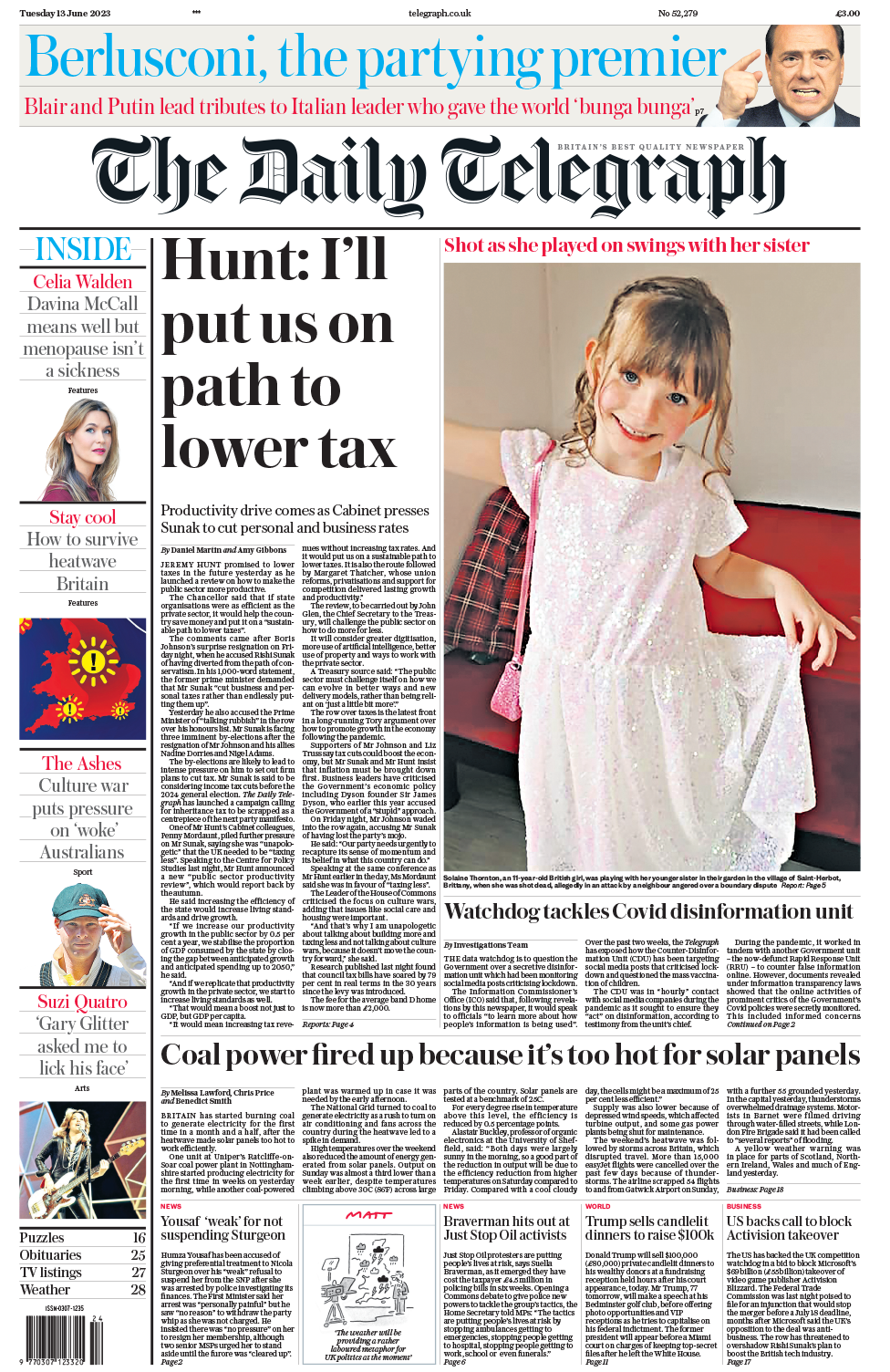 'Boris and Rishi at war' and 'Partygate report due' - BBC News