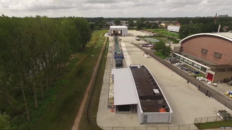 The world's biggest manmade wave - BBC News