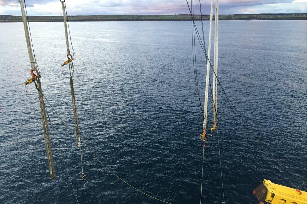 First electricity from tidal power scheme in Scotland - BBC News