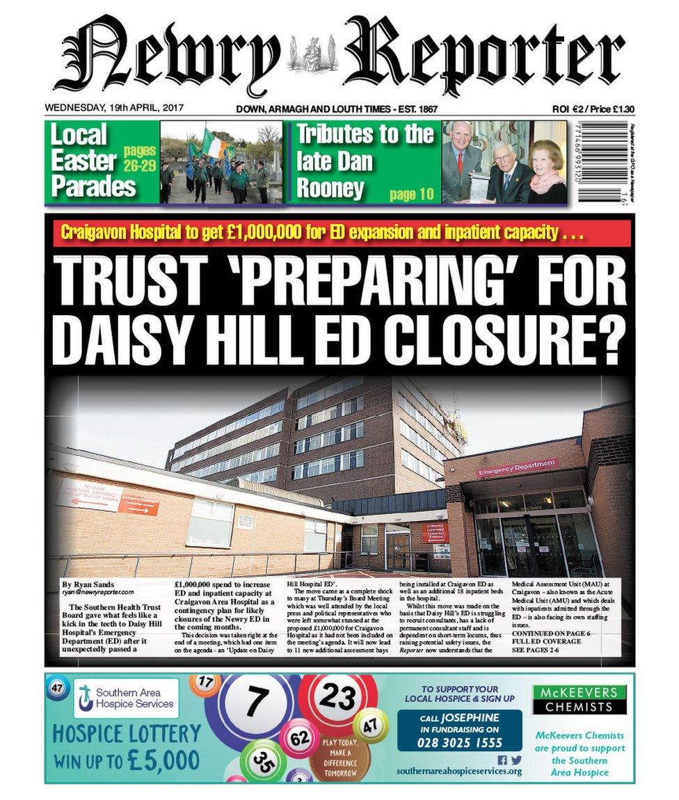 Local newspaper review: Blitz, guns and the Pope's hat - BBC News