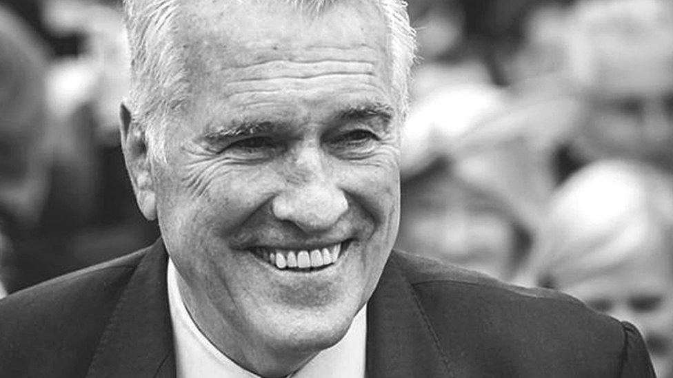 Dermot Clancy: Company boss crushed by mower while cutting grass - BBC News