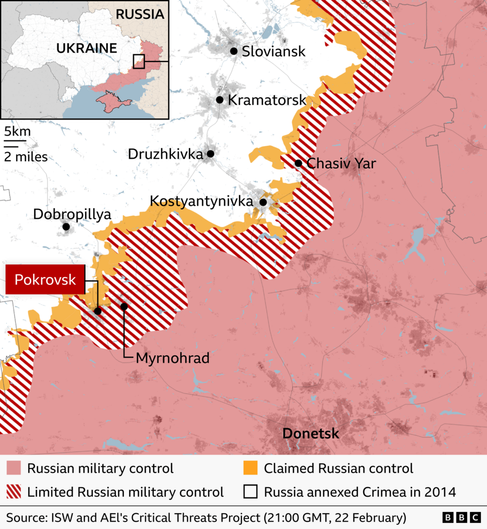 Ukraine in maps: Tracking the war with Russia - BBC News