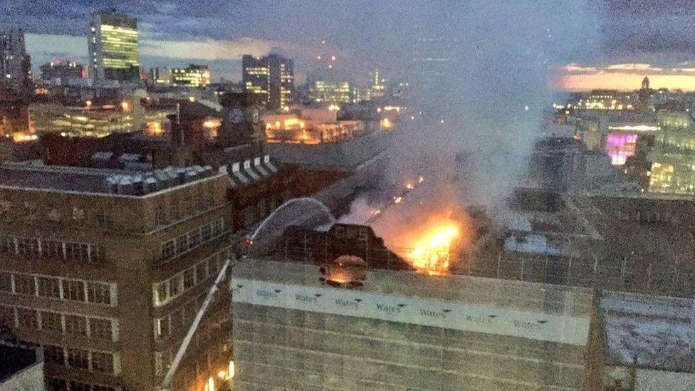 Large fire damages Manchester city centre CWS building - BBC News