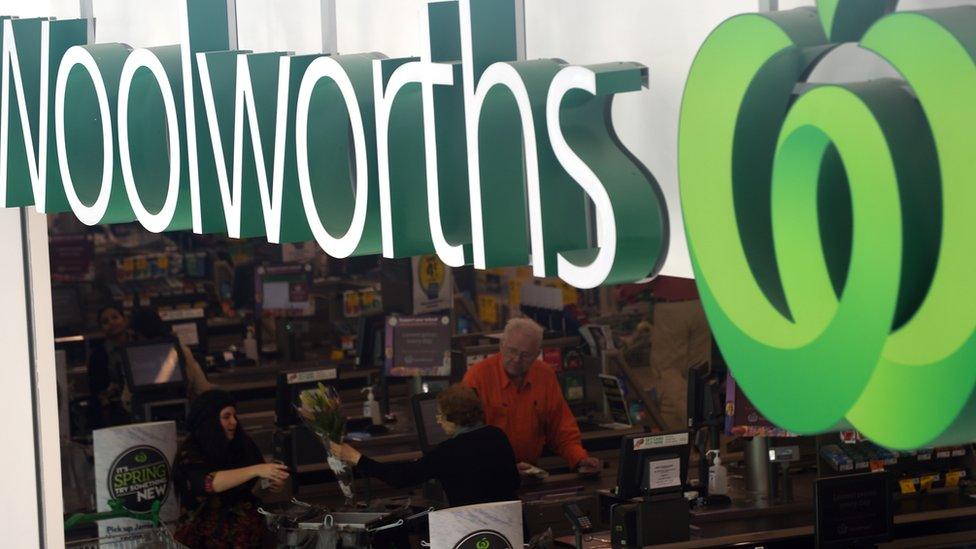 Woolworths forecasts 35% slide in first-half profits - BBC News