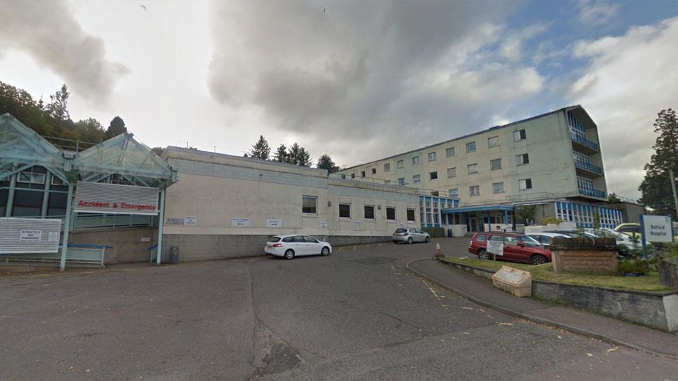 Belford Hospital met waiting time targets in 'busy week' - BBC News