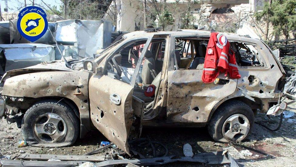 Press blame game over Syrian truce breakdown - BBC News