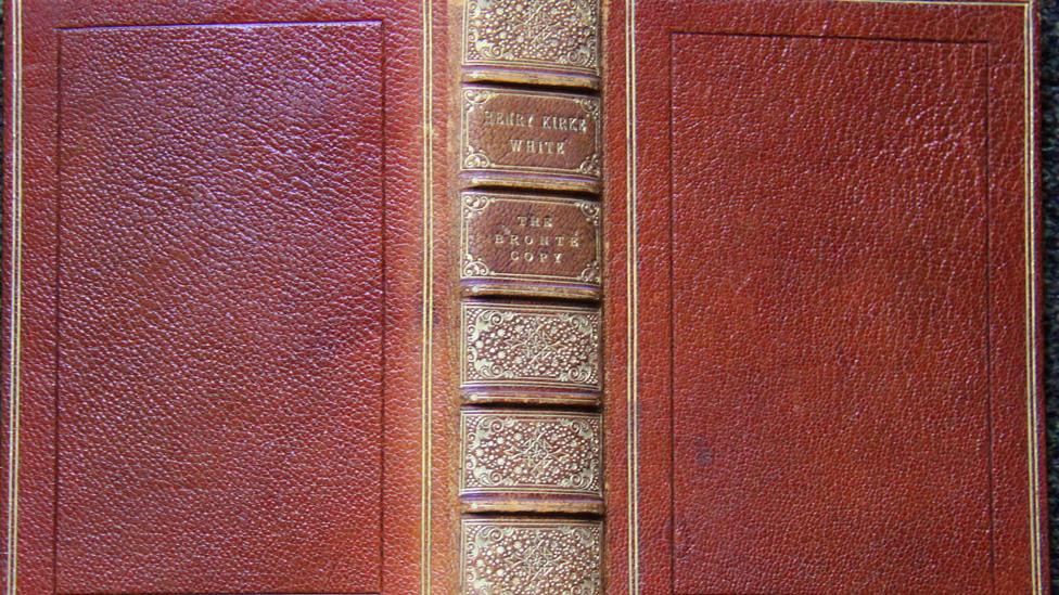 Book with notes from Bronte family returned to Haworth home - BBC News