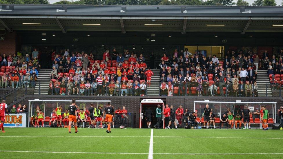 Scarborough Athletic FC plays first match at home ground in decade ...