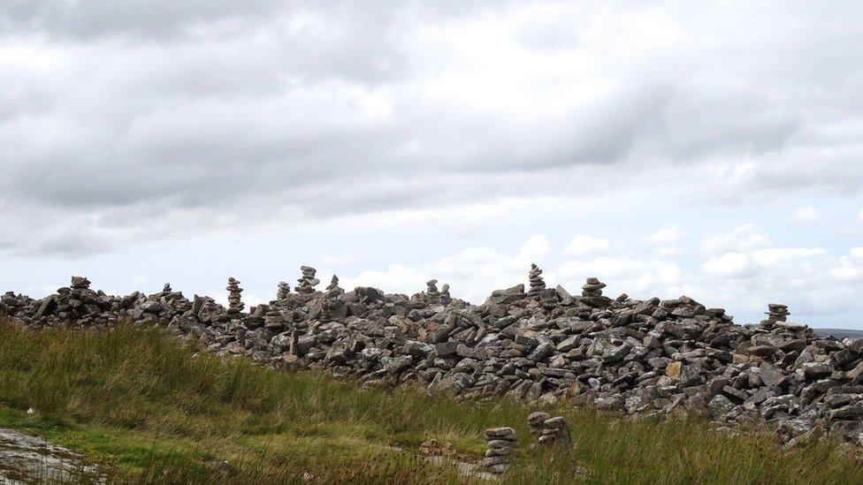 Stowe's Pound fairy stack creators 'are historic vandals' - BBC News
