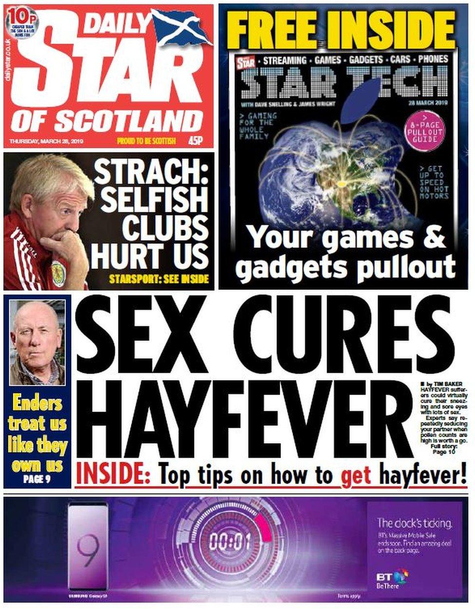 Scotland's papers: May vows to quit and McLeish 'faces sack' - BBC News