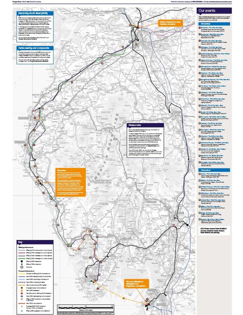 National Grid power lines to go under the Lake District - BBC News