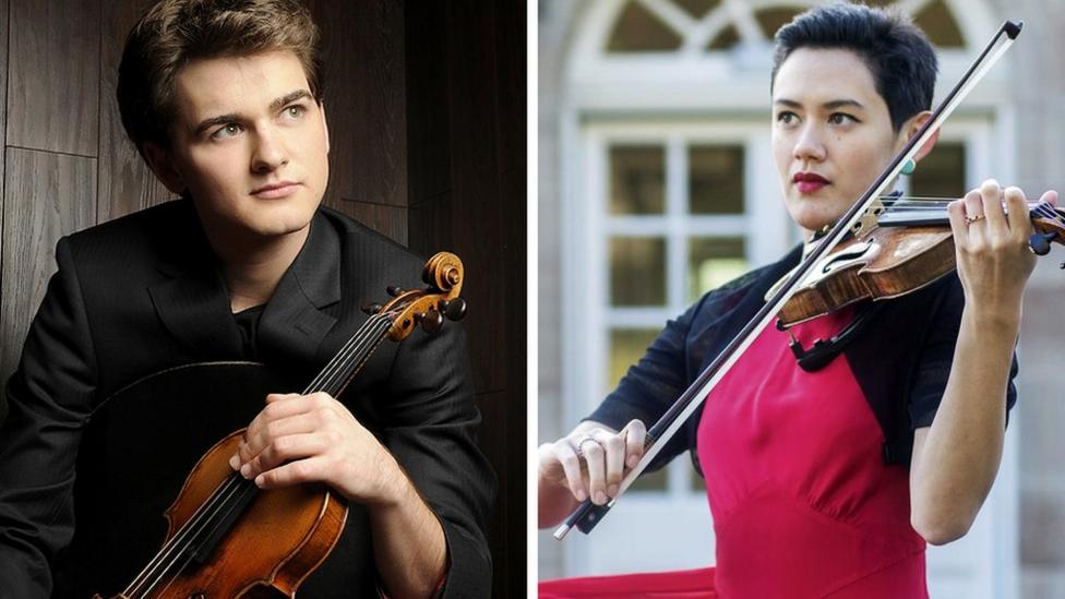 The 'implicit danger' of a violin concerto - BBC News
