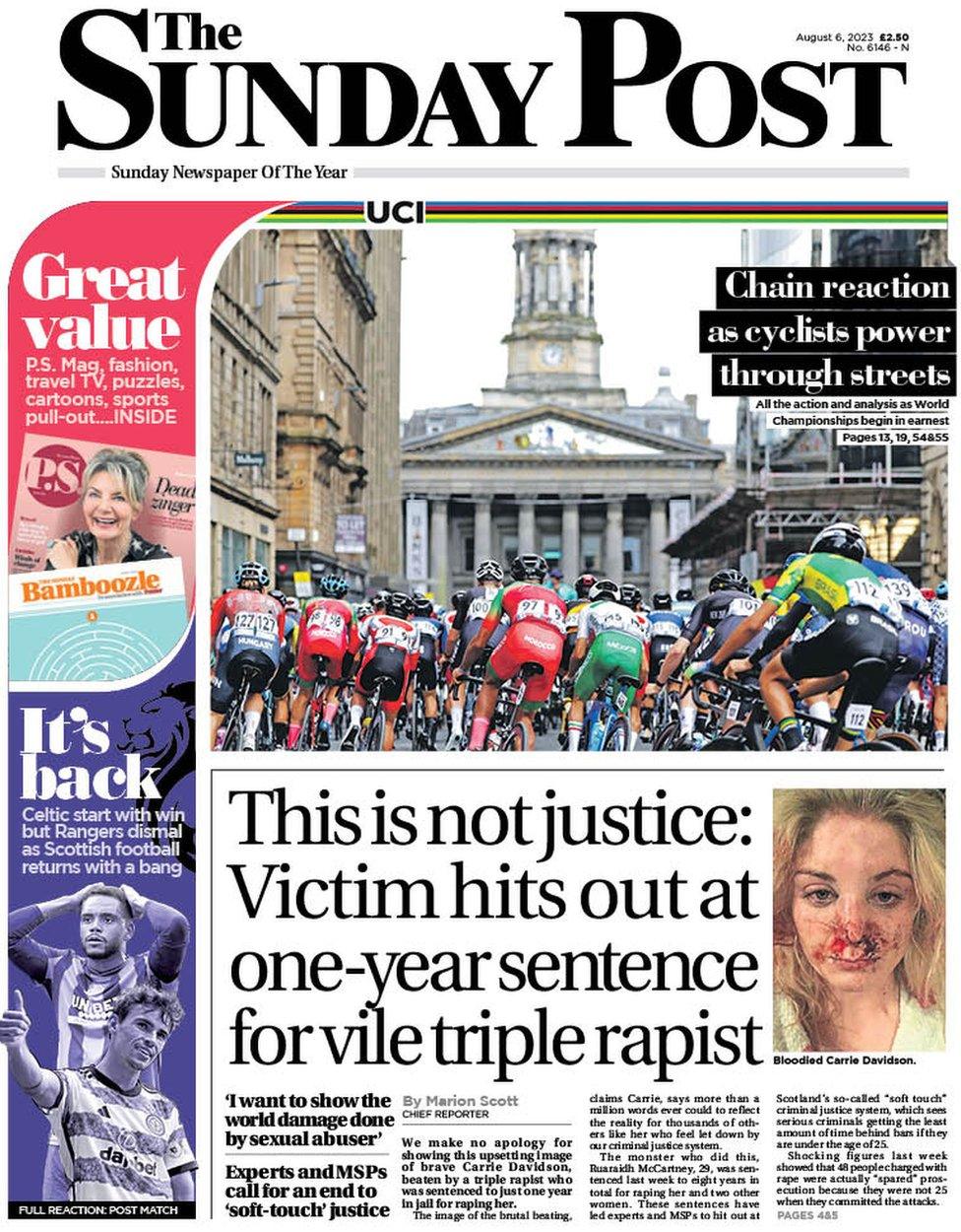 Scotland's papers: Festival warning and security row over MP's show ...