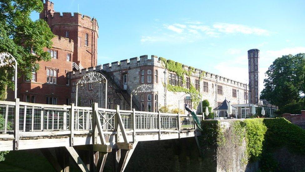 'Fragile' Ruthin Castle stabilisation works to begin - BBC News