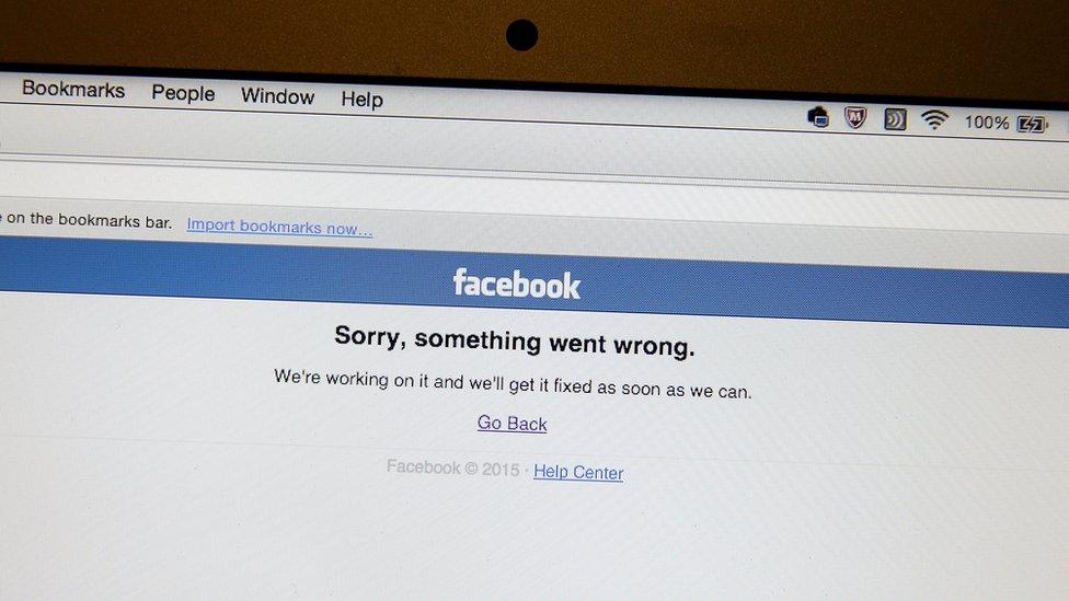Facebook down for second time in a week - BBC News