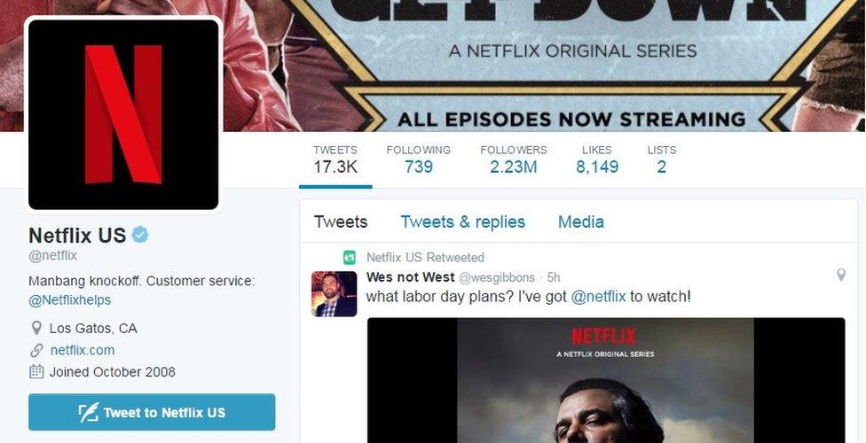 Netflix jokes about N Korean imitator Manbang in Twitter bio - BBC News