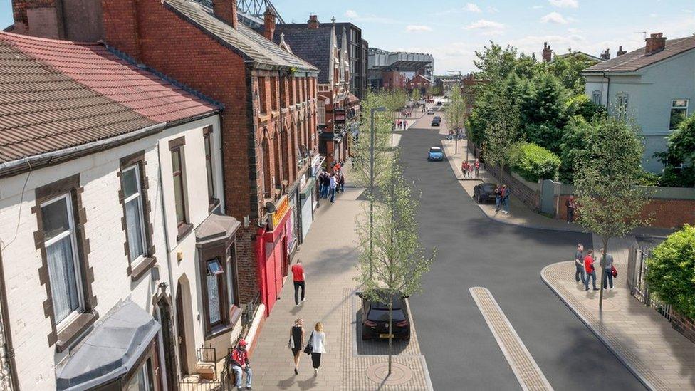Plan for Walton Breck Road regeneration in Anfield revealed - BBC News