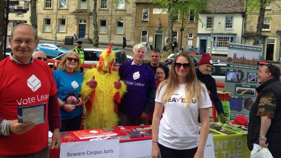EU referendum: Campaigners battle in David Cameron's Witney ...