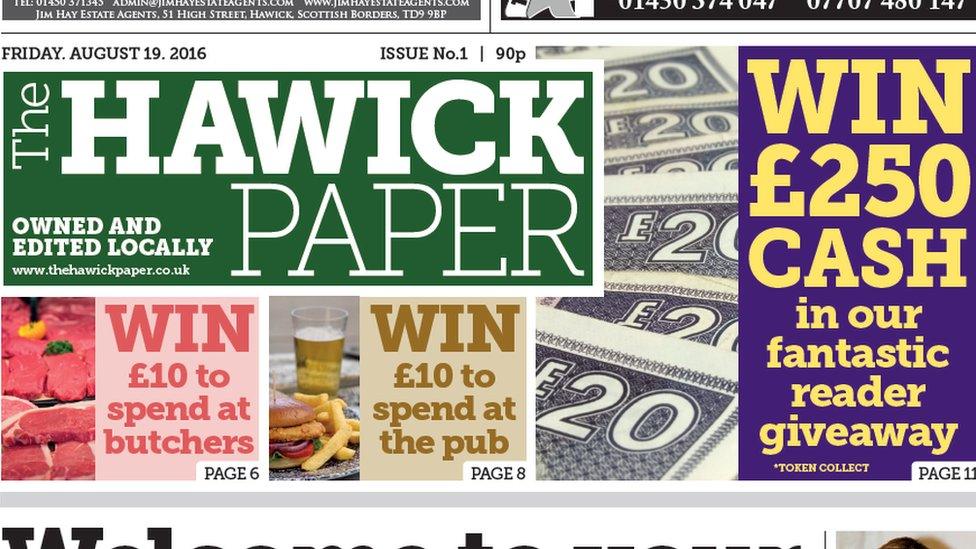 Hawick editor fights corner for local newspapers - BBC News
