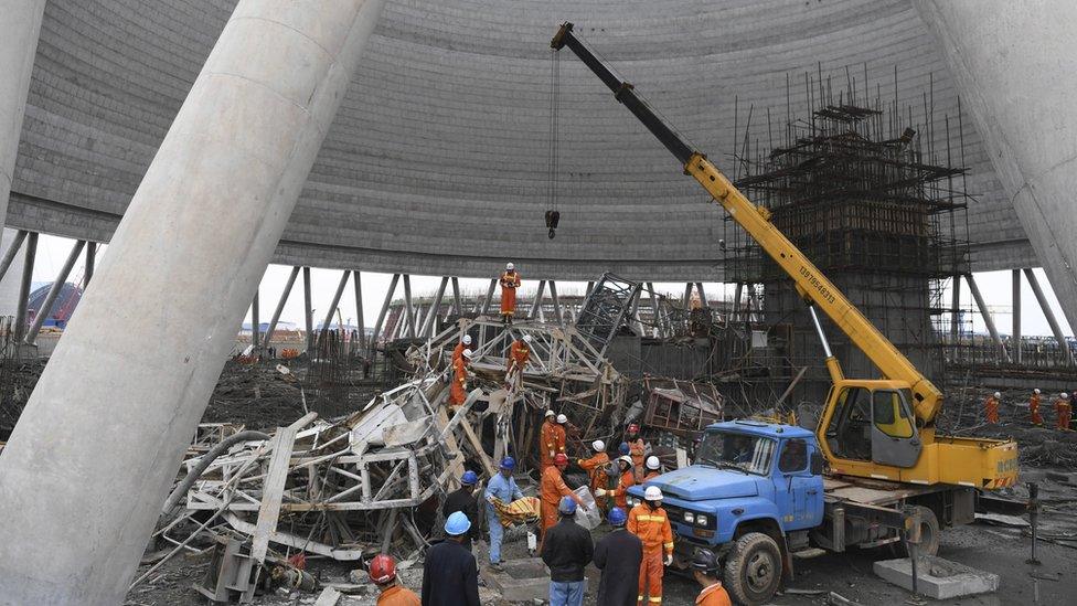 China power station collapse kills 67 in Jiangxi - BBC News