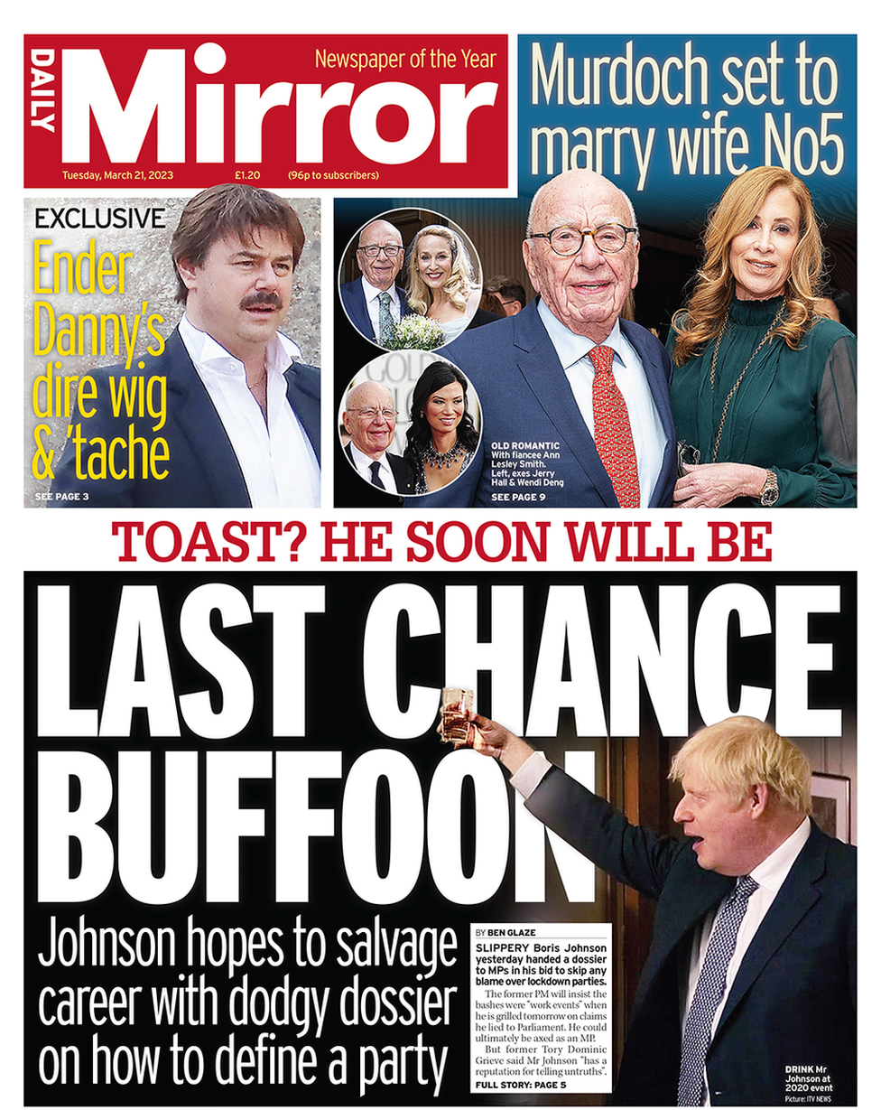 'Rotten Met' and 'trial of Boris Johnson begins' - BBC News
