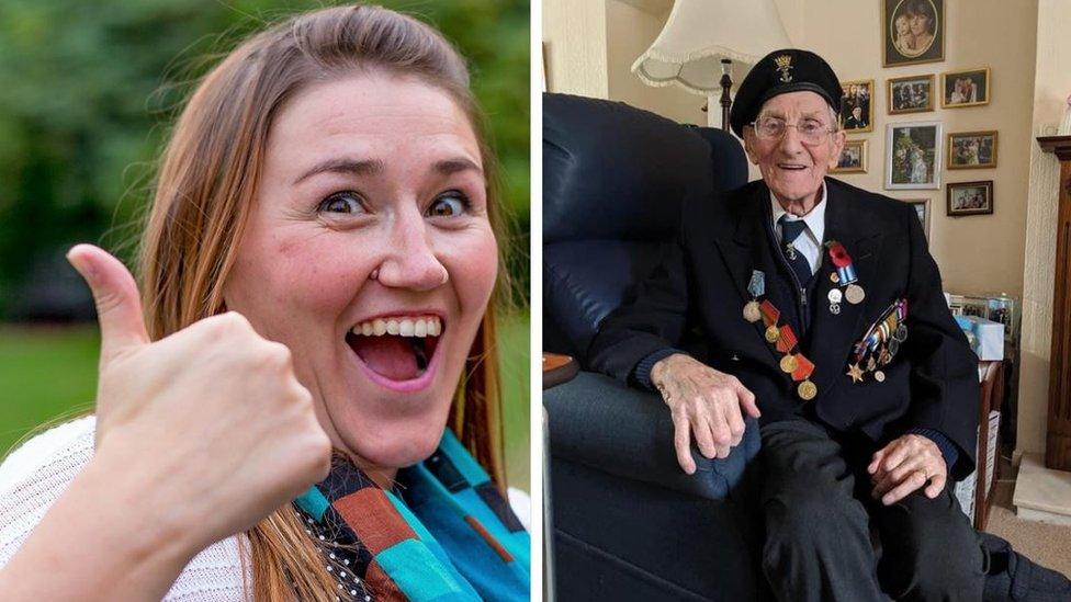 Wednesfield heroes honoured in car park naming ceremony - BBC News