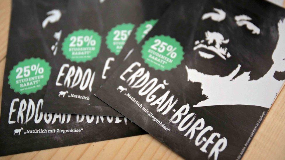 Germans to eat 'Erdogan-Burgers' again despite threats - BBC News