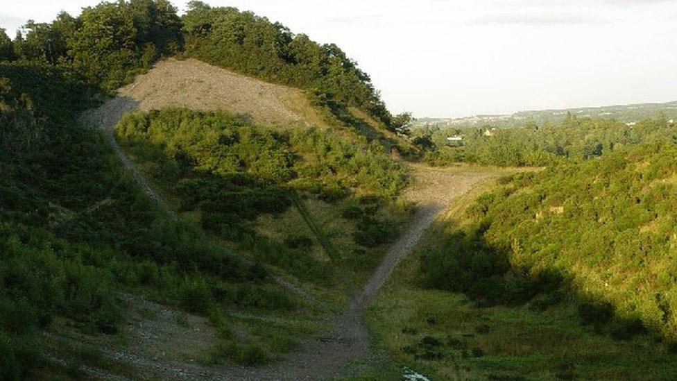 Police probe after quarry disturbance - BBC News