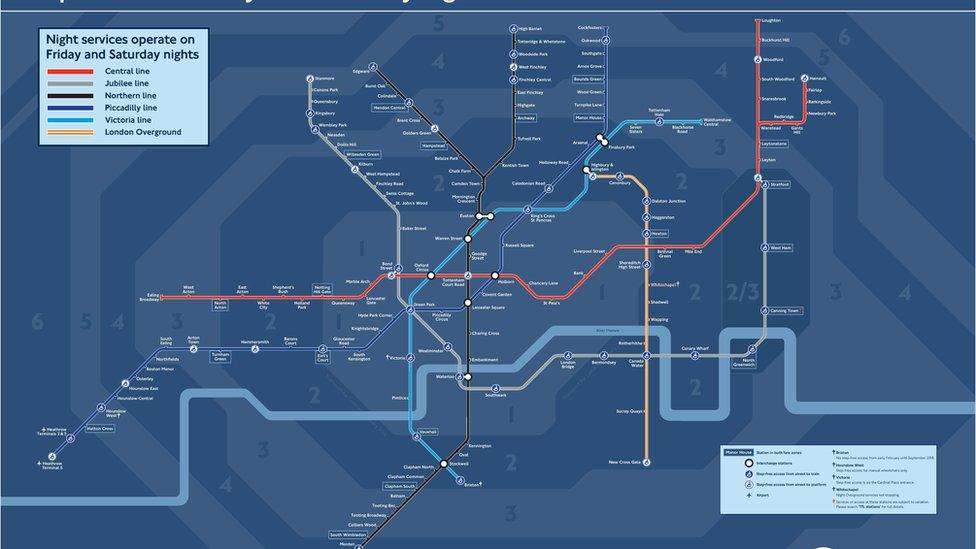 Night Overground services extended to north London - BBC News