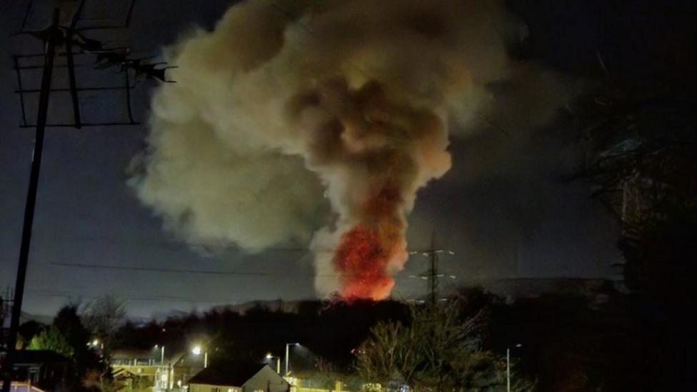 Treforest Industrial Estate: Explosion leaves one unaccounted for - BBC ...