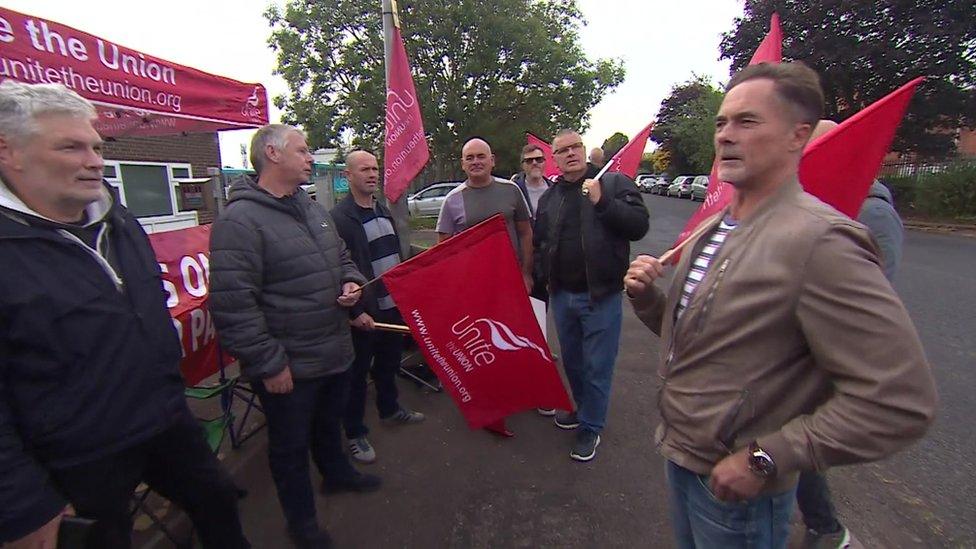 Cepac Darlington: Unite slams 'fire and rehire' move amid strike - BBC News