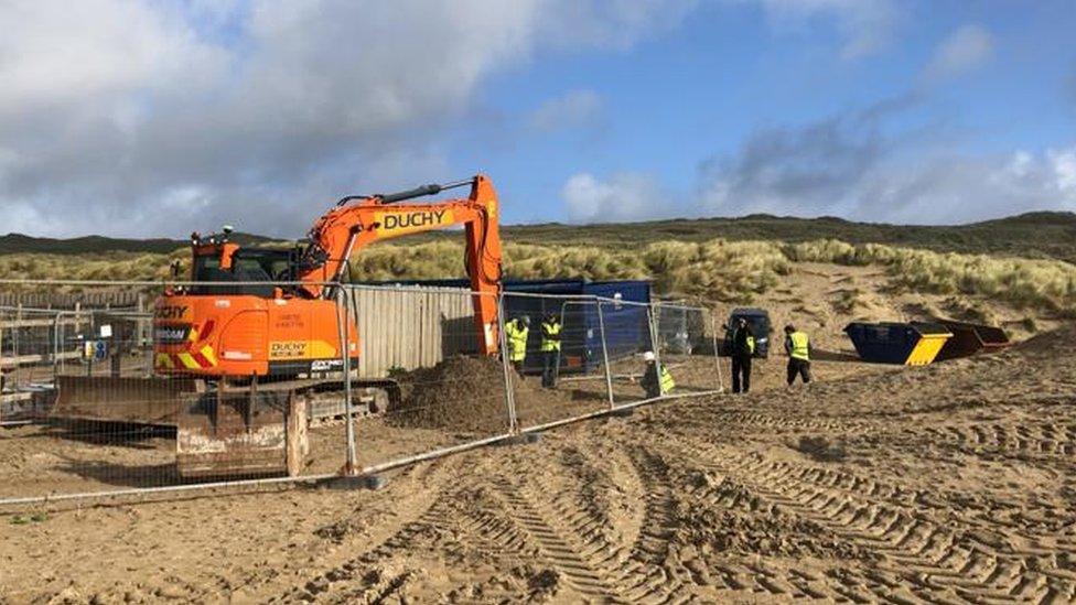 The Watering Hole building expansion work starts - BBC News
