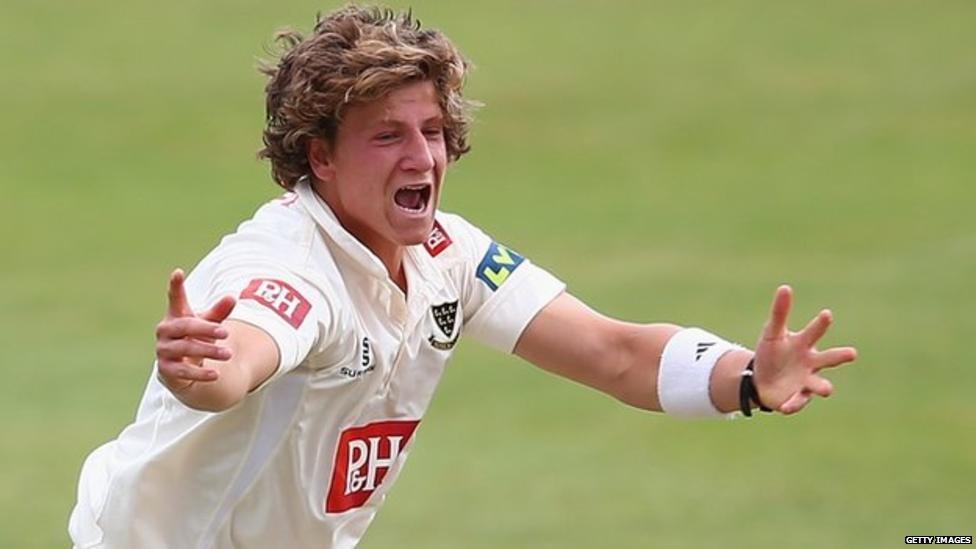 Teammates pay tribute to 22-year-old Sussex cricketer, Matthew Hobden ...