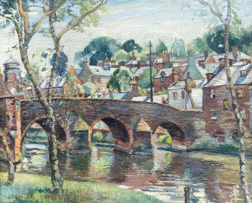 Glasgow Girl's art found in attic to go on display - BBC News