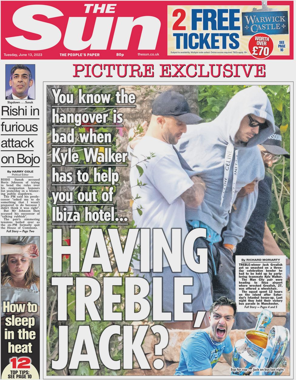 'Boris and Rishi at war' and 'Partygate report due' - BBC News