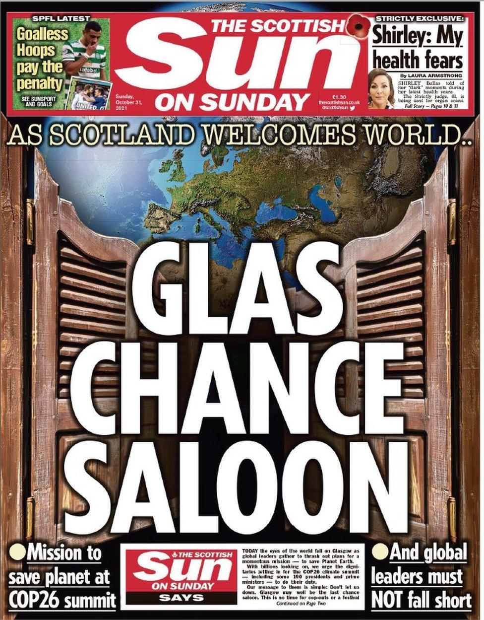 Scotland's papers: World looks to Scotland at COP26 and Greta 'mania ...