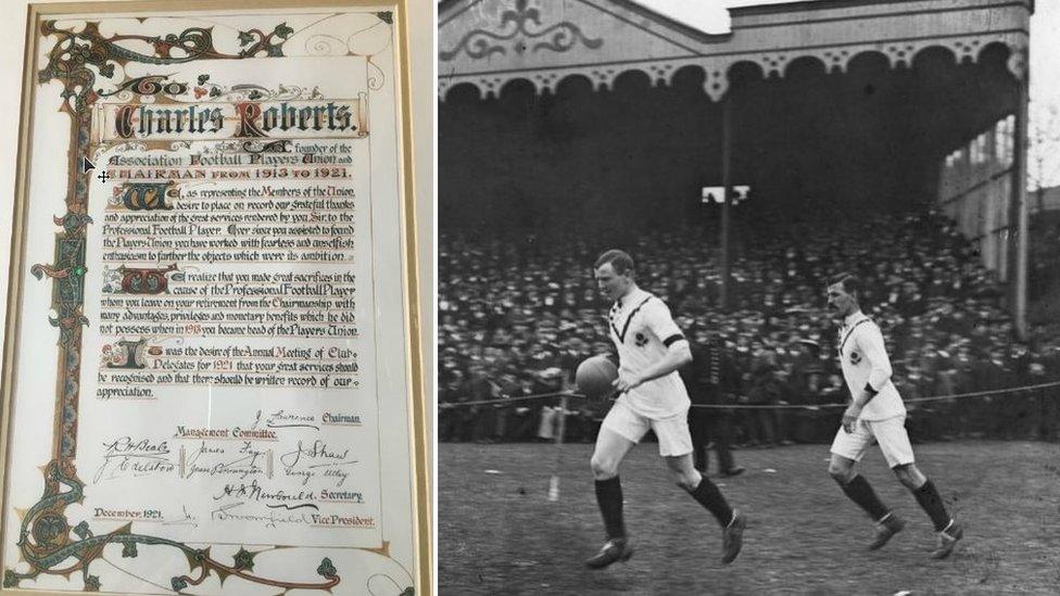 Charlie Roberts: The man who made Man Utd 'outcasts' - BBC News