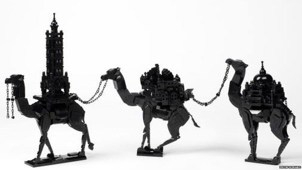 Ekow Nimako's black Lego sculptures telling stories of African history ...